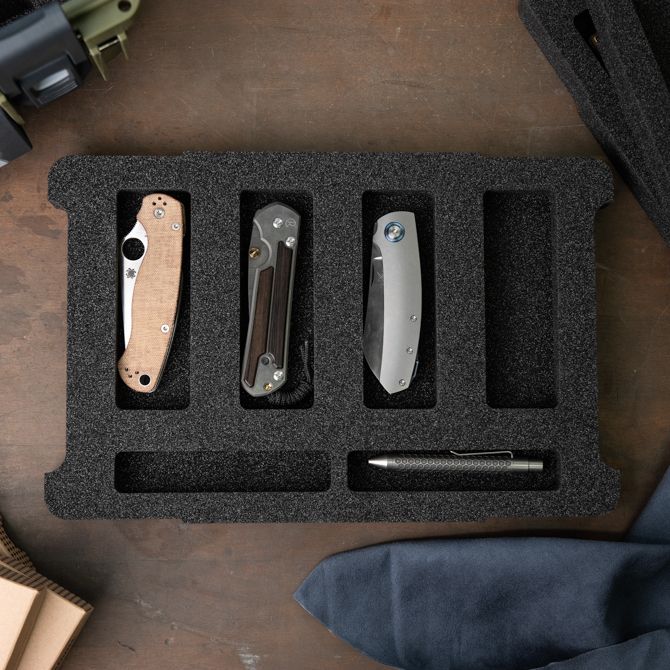 Knife Lounge Case Inlay für 6 Messer | KlcInlay6